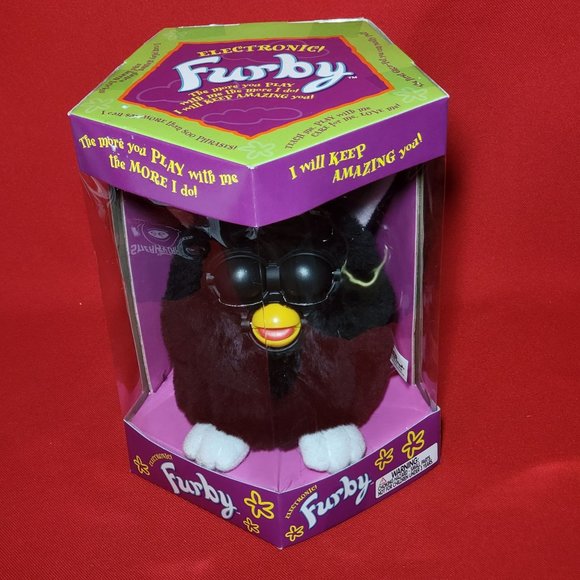 Furby | Toys | Vtg Electronic Furby Black Tiger Model 7800 998 Nib ...